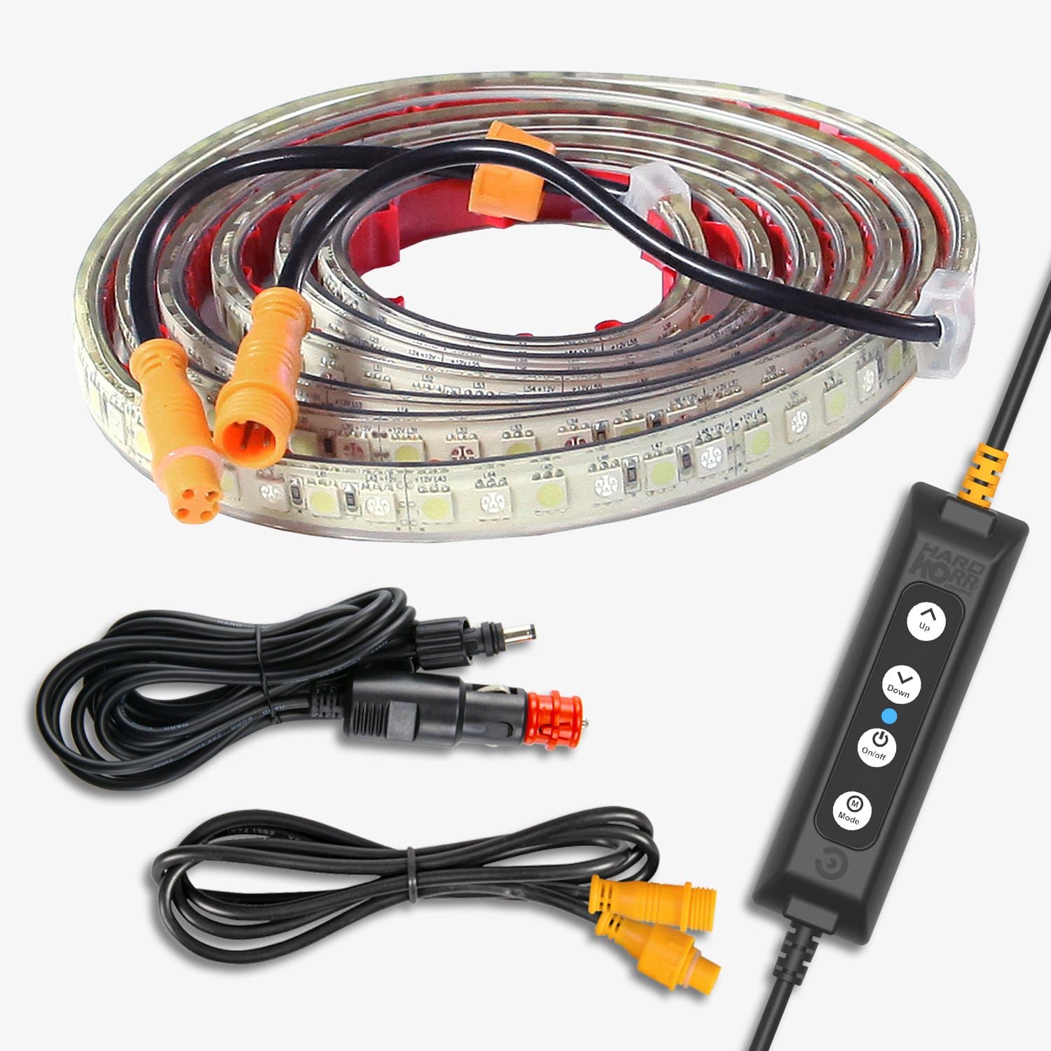 LED Light Strip - Hard Korr 2M Tri-Color Flexible LED Tape Lights ...